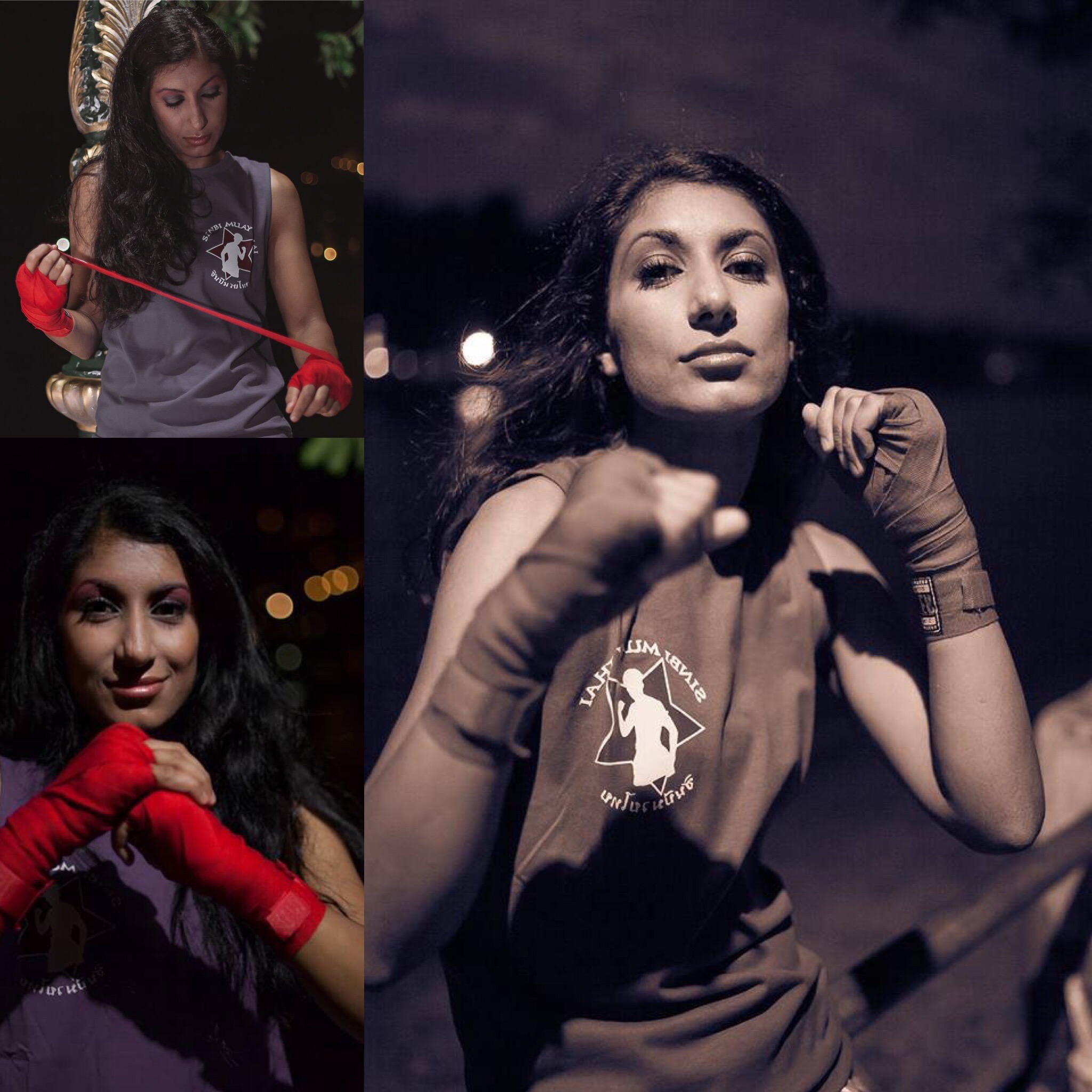 Uzma vant NM i thai-boksing